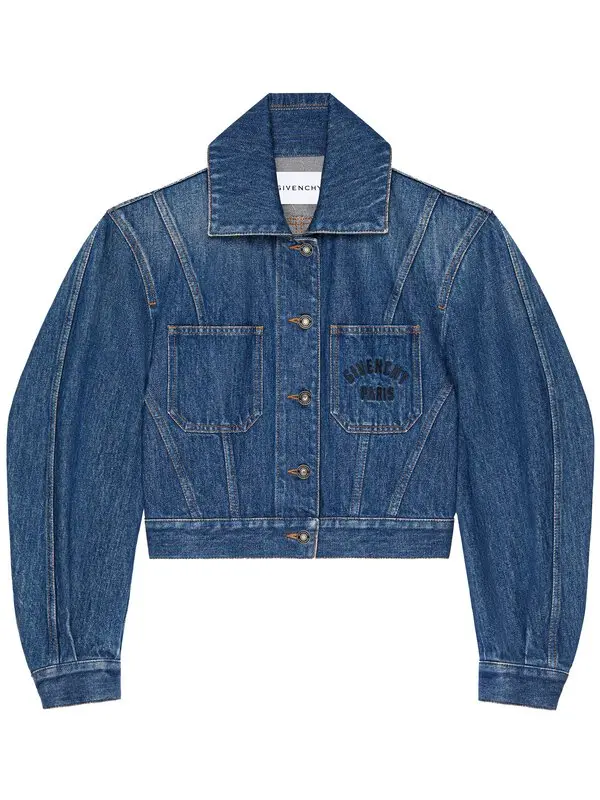 Givenchy Cropped Denim Jacket