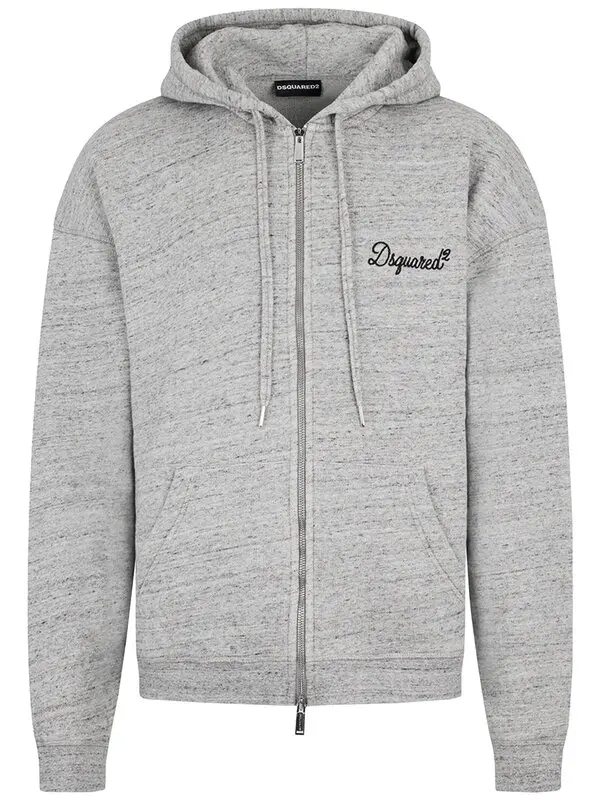 Dsquared2 Zip Hoodie - Gray