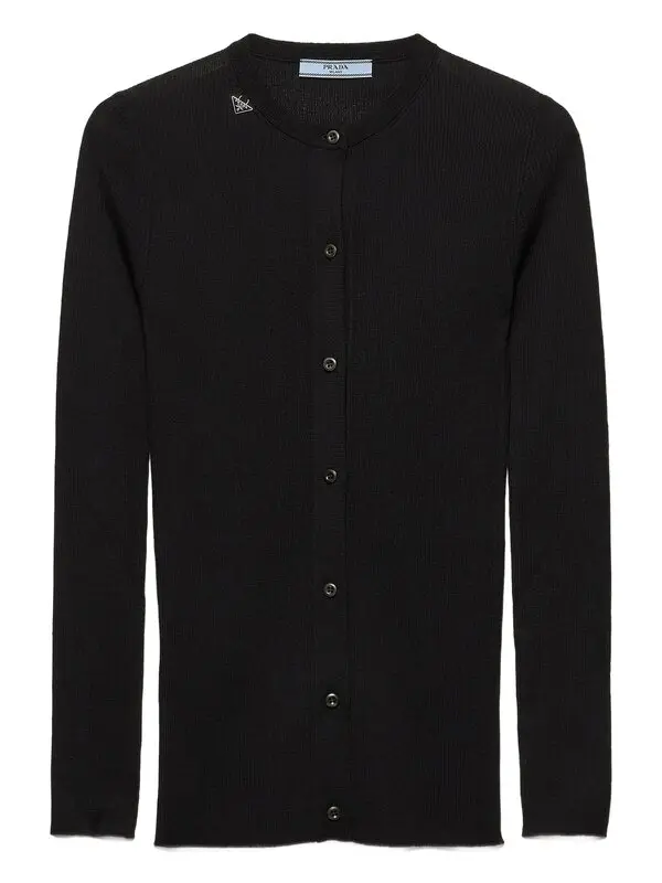 Prada Superfine Wool Pullover - Black