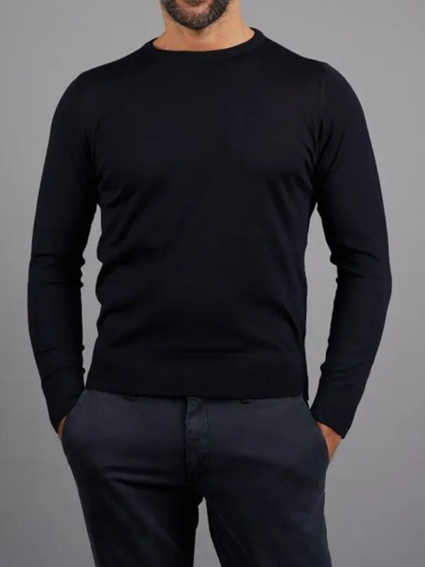 SONRISA Classic Knitwear Pullover - Blue