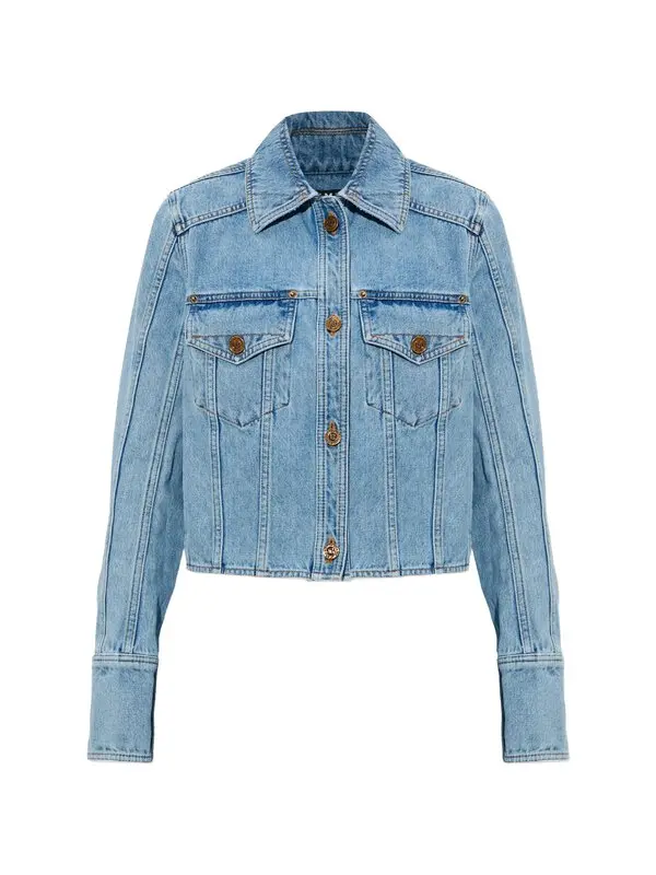 BALMAIN PARIS Denim Jacket - Blue