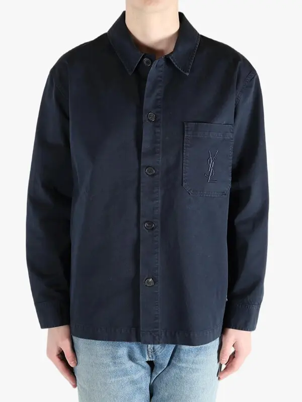 Saint Laurent Downtown Overshirt - Blue