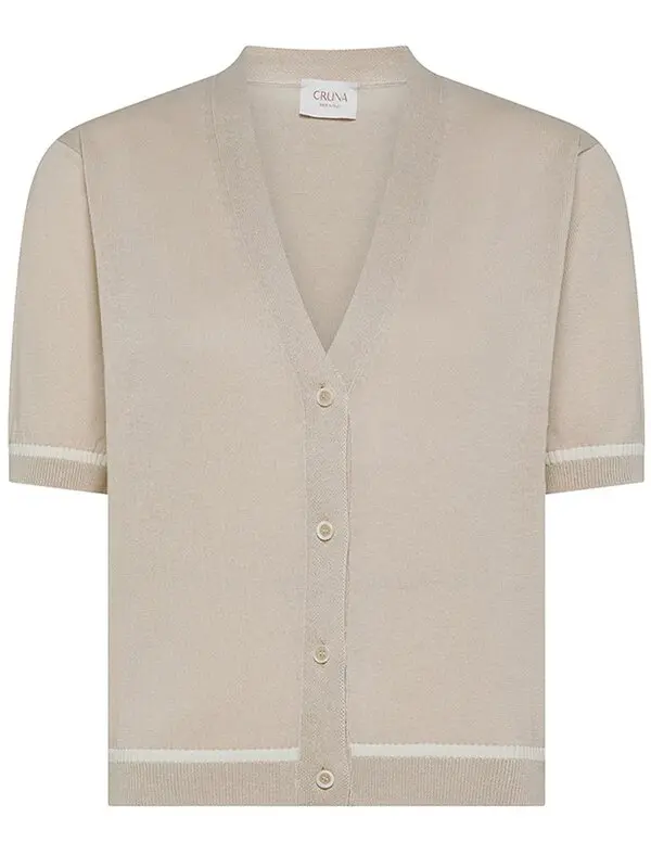 CRUNA Grace 2653 122' Cardigan - Beige