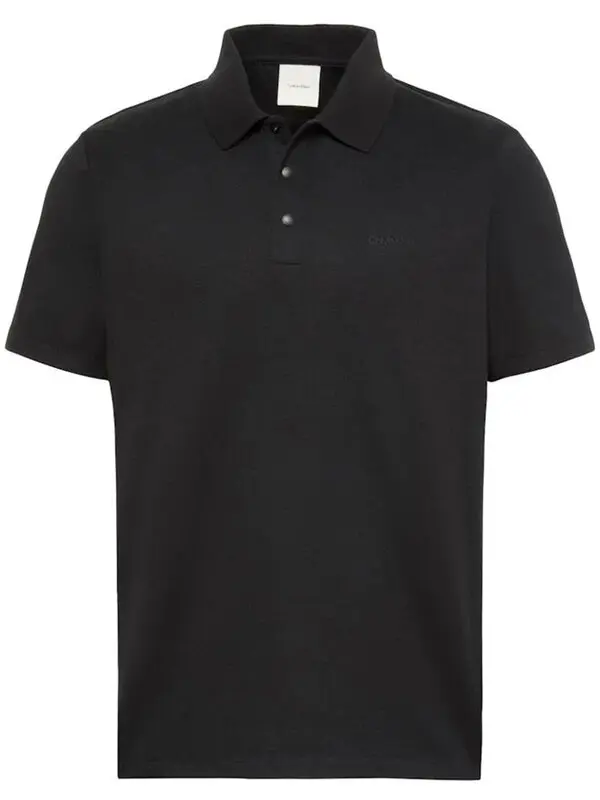 Calvin Klein Tech Interlock Polo - Black