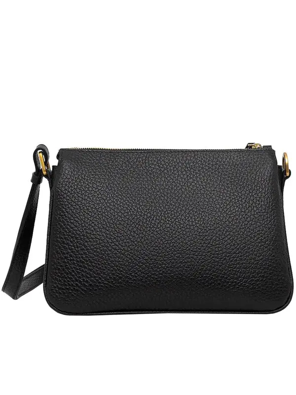 GIANNI CHIARINI Brooke" Textured Leather Crossbody Bag