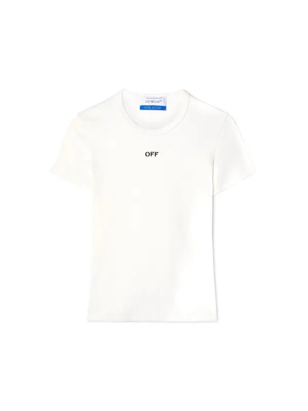 Off-White Off Stamp Rib Basic Tee