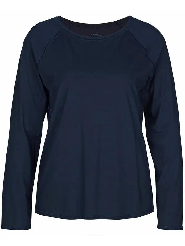 CALIDA Long Sleeve Shirt - Blue