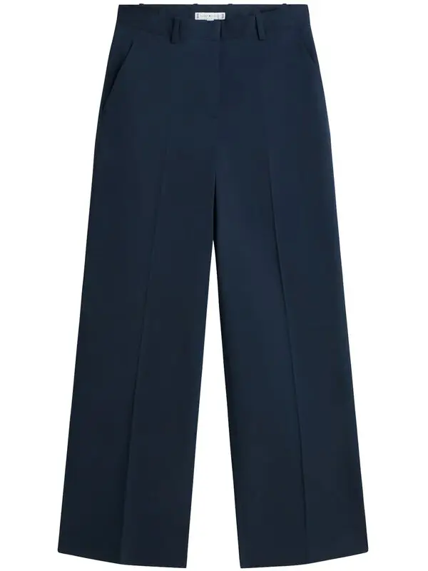 Tommy Hilfiger Cotton Wide Leg Trousers