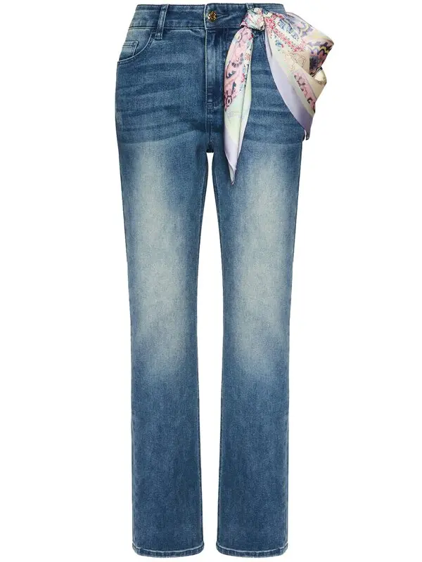 ELENA MIRO` Regular Jeans - Blue