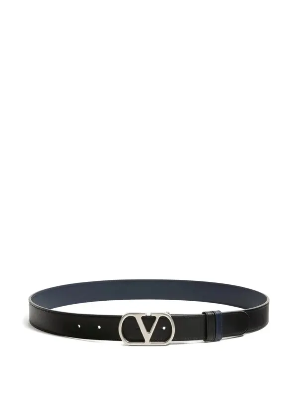 Valentino Garavani H. 30 Reversible Vlogo Signature Belt - Black