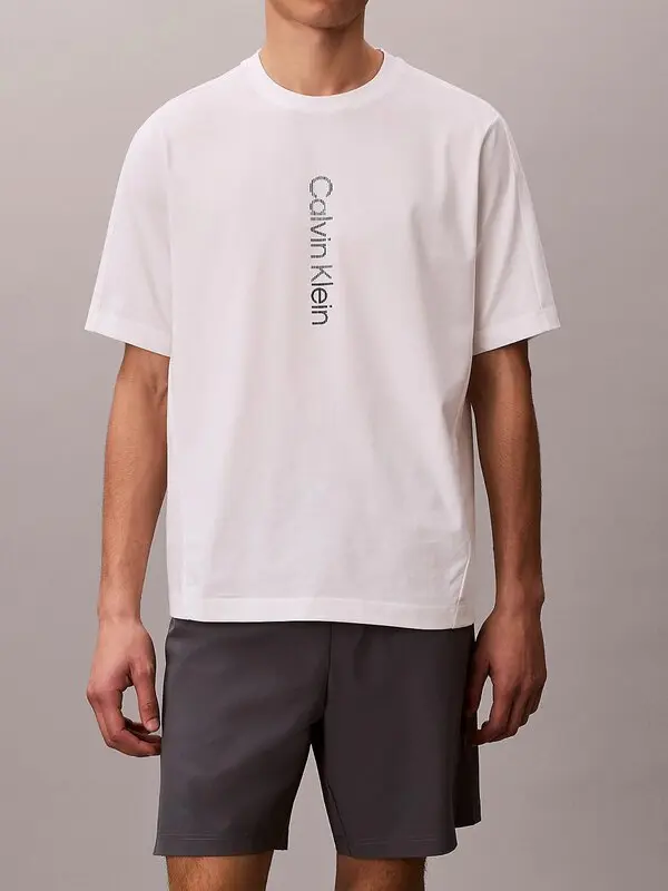 Calvin Klein Ss Graphic Tee - White