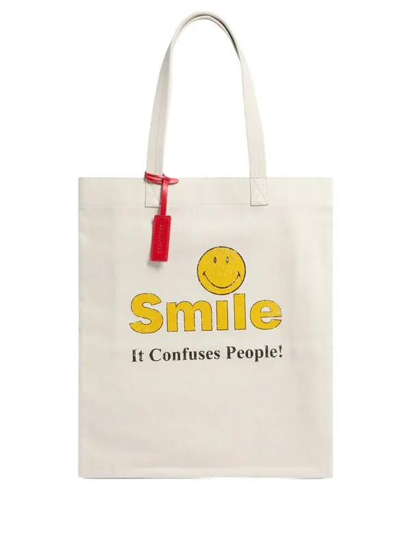 Dsquared2 Smile It Confuses People!" Tote Bag - White