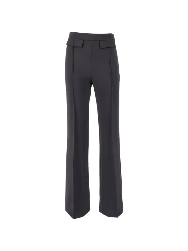 Elisabetta Franchi Wide Leg Belted Trousers