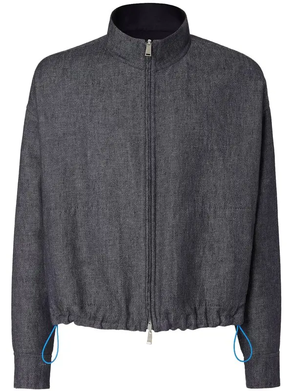 Fendi Blouson Rev Denim Double - Blue