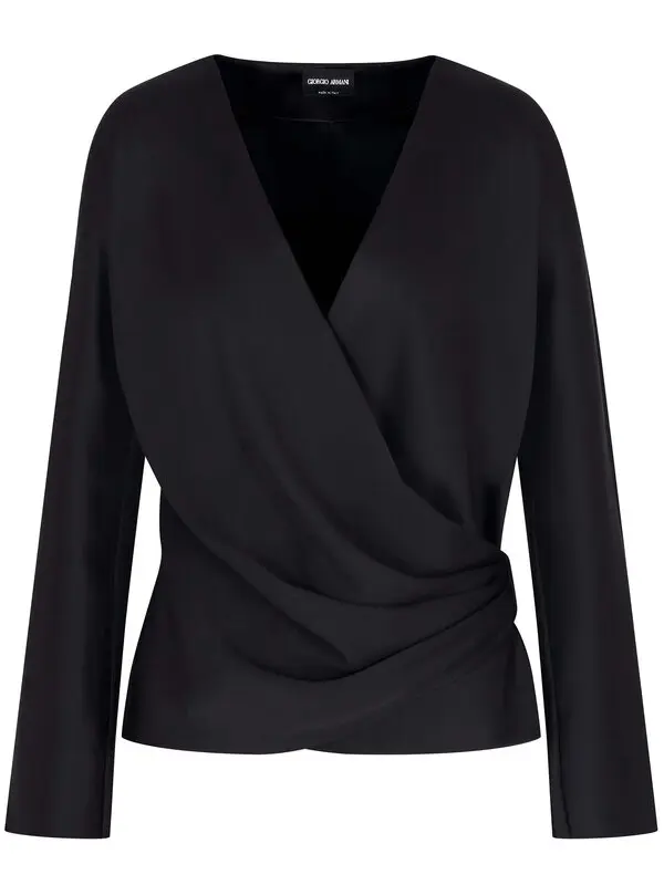 Giorgio Armani Silk Double Satin Shirt