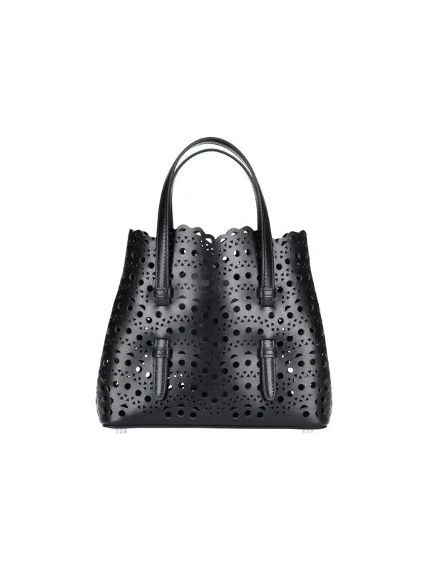 Alaïa Mina 20 Tote Bag - Black