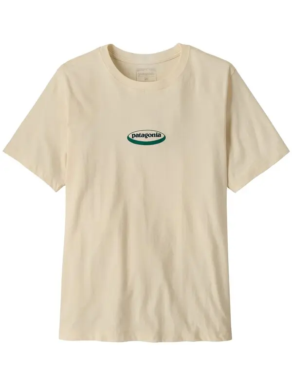 Patagonia Oval Logo Tshirt - Yellow