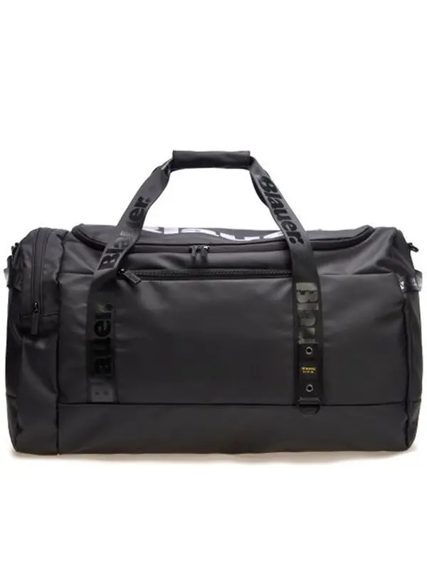 BLAUER. Coated Duffle Bag - Black