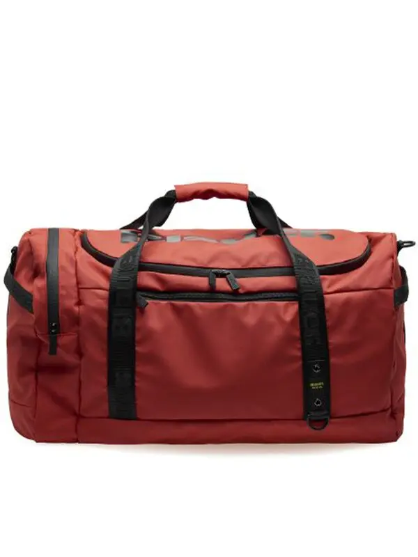 BLAUER. Coated Duffle Bag - Red