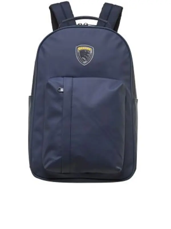 BLAUER. Rubber Backpack - Blue