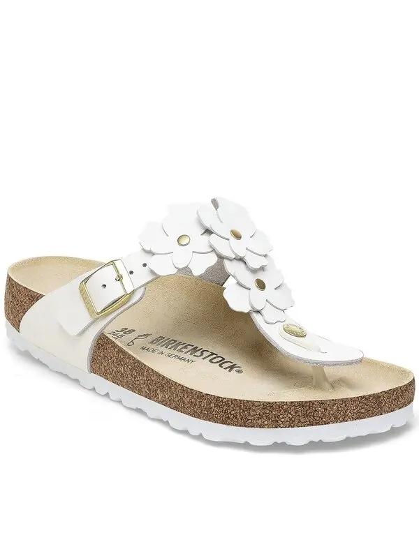 BIRKENSTOCK Gizeh Flowers - White