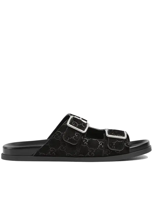 Gucci Slider Sandals - Black
