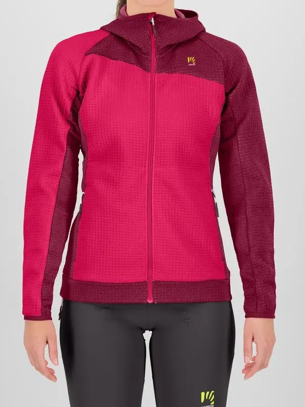 KARPOS Averau F-z H Hooded Technical Sweatshirt - Pink