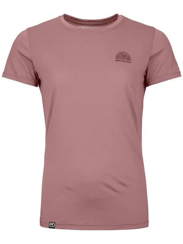 ORTOVOX T-shirt 120 Cool Tech Mtn Stripe Ts W - Pink
