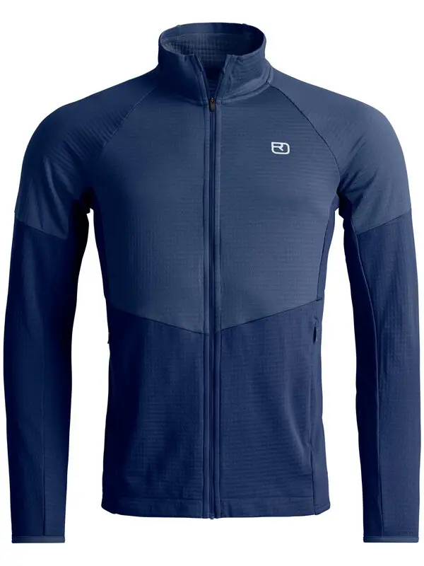 ORTOVOX Fleece Light Grid Jacket - Blue