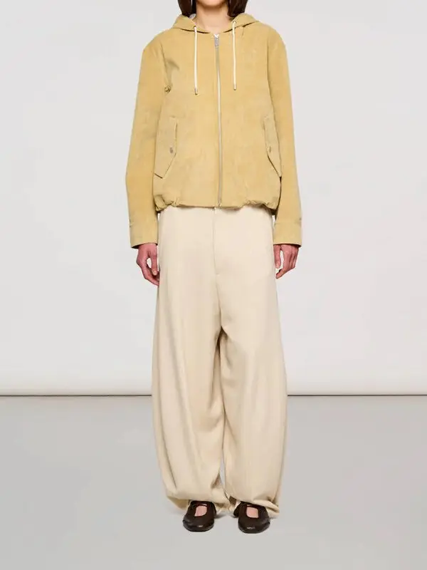 OOF WEAR Laminated Velvet Parka - Green