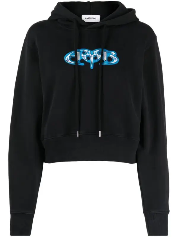 AMBUSH Graphic Baby Hoodie - Black