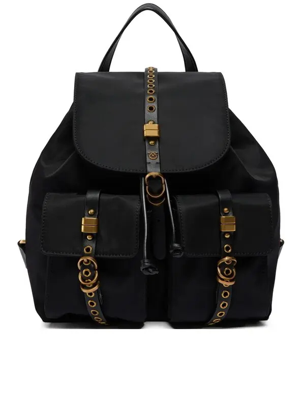Pinko Classic Backpack - Black