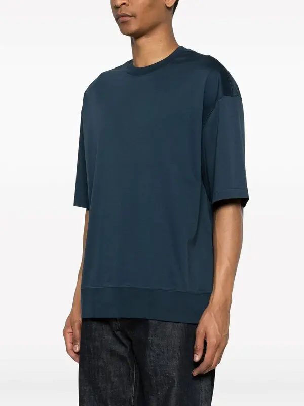 Calvin Klein Mercerized Interlock Cuff Crew
