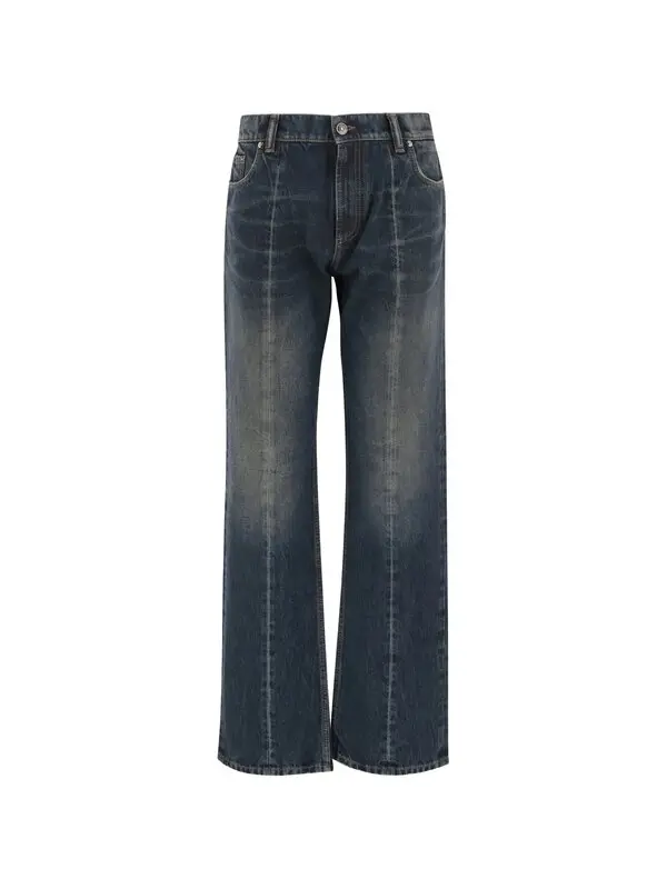 Versace Non-stretch Vintage Shibuya Denim Pants - Blue