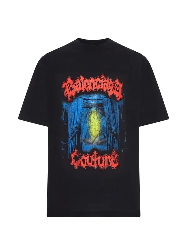 Balenciaga T-shirt Medium Fit - Black