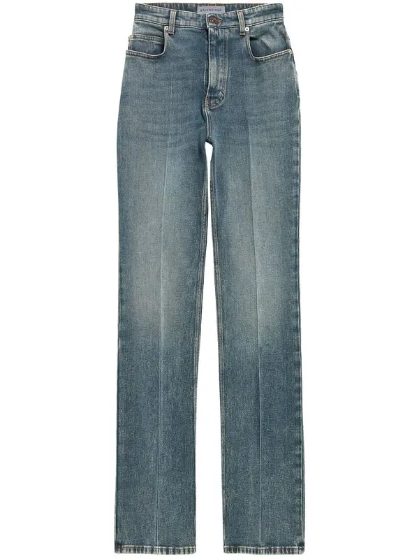 Balenciaga High Waist Slim Jeans