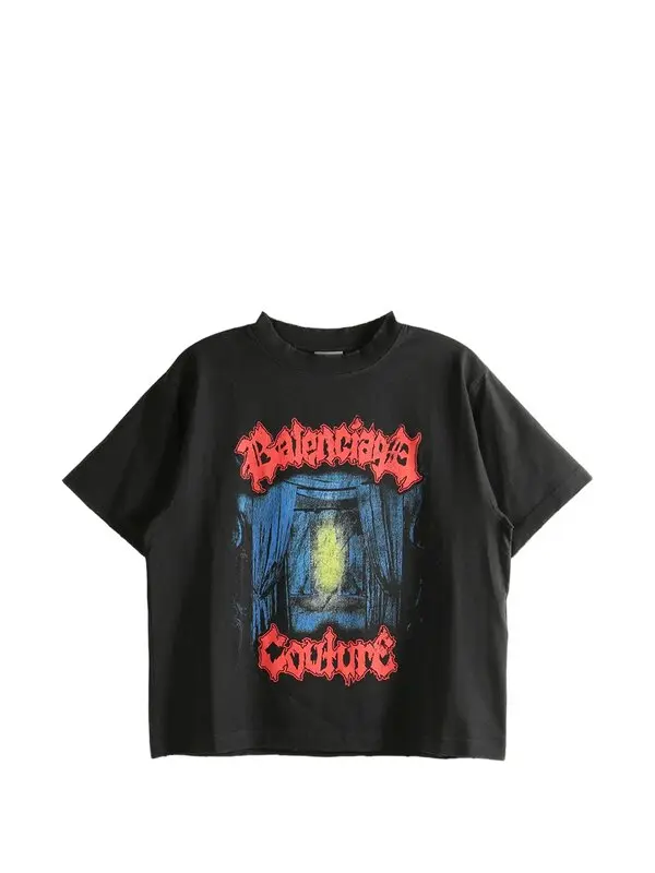 Balenciaga T-shirt Medium Fit - Black