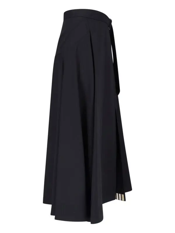 Burberry Maxi Wool Skirt