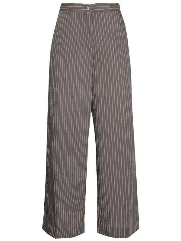ELENA MIRO` Cropped Regular - Gray