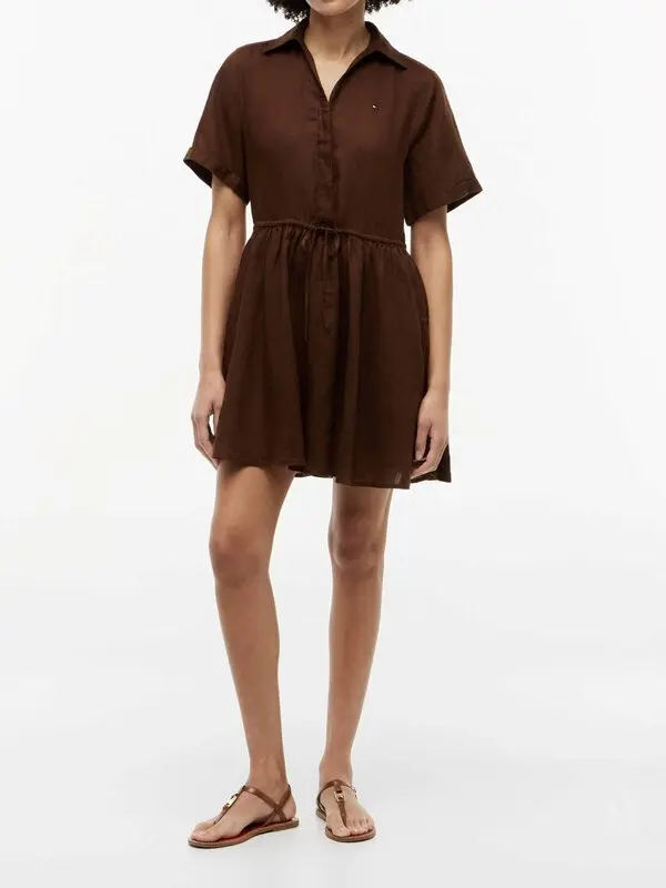 Tommy Hilfiger Short Linen Dress