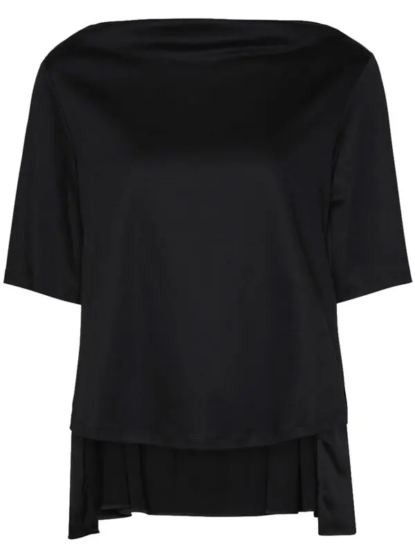 ELENA MIRO` Blouse - Black