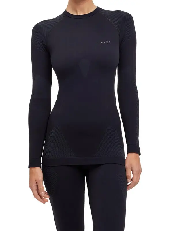 Falke Warm" Long Sleeve Top - Black