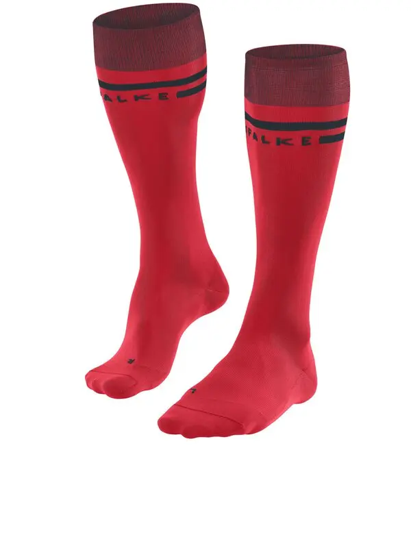 Falke Knee High Athletic Socks - Red