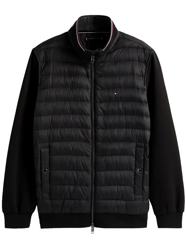 Tommy Hilfiger Quilted Zip-up Jacket With Stand Collar