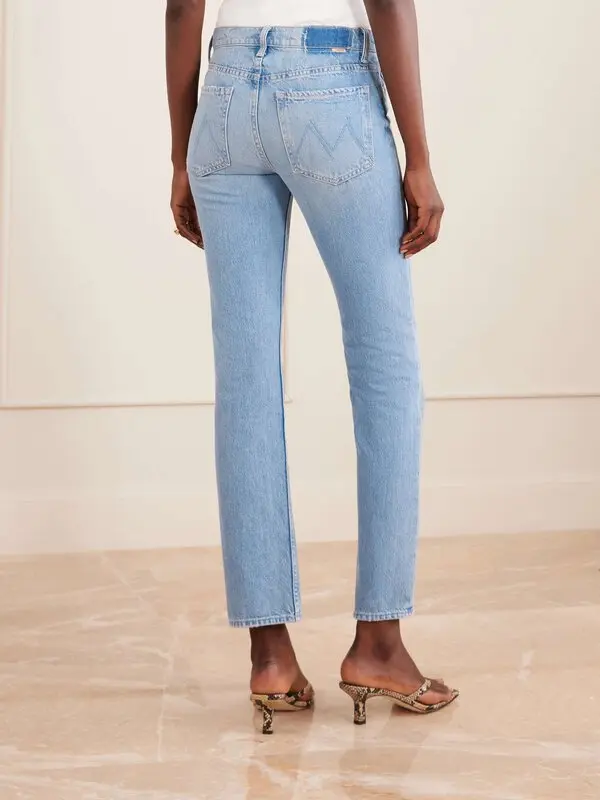 MOTHER The Tomcat Skimp High-rise Straight-leg Jeans
