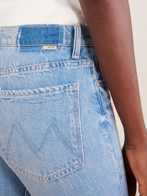 MOTHER The Tomcat Skimp High-rise Straight-leg Jeans