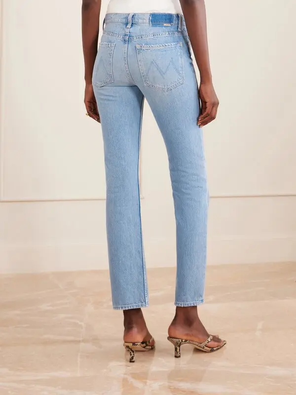 MOTHER The Tomcat Skimp High-rise Straight-leg Jeans