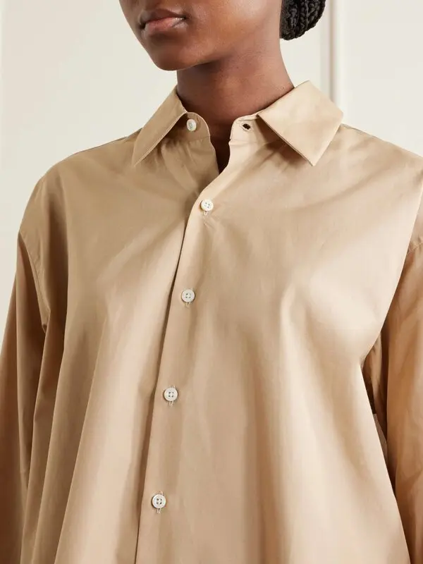 Comme Si Cotton-poplin Shirt