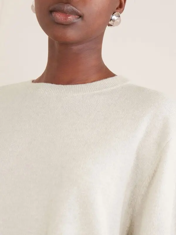 LISA YANG Cila Cashmere T-shirt - Beige