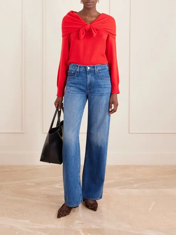 MOTHER The Mid Rise Lasso Sneak Straight-leg Jeans